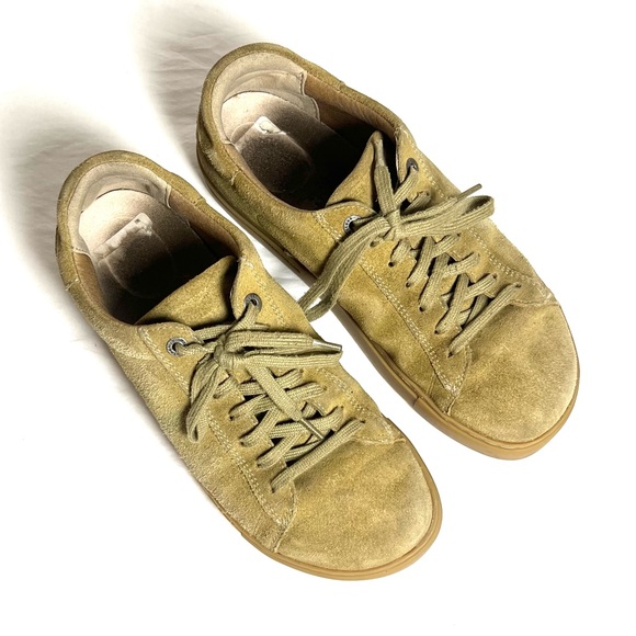 Birkenstock | Shoes | Birkenstock Bend Suede Round Toe Lowtop Sneakers ...